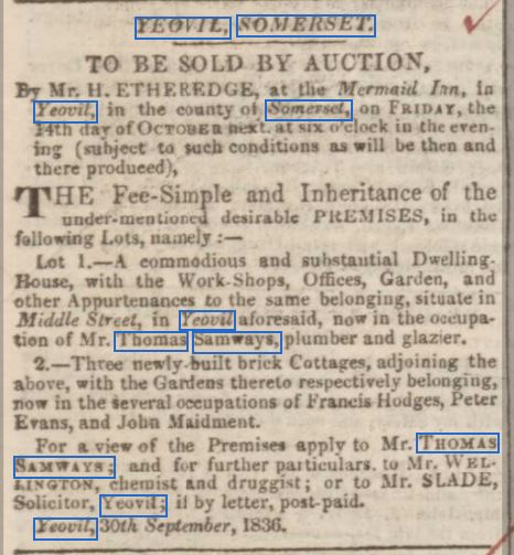 Newspaper and Directory Advertisements help to tell a story – GSQ Blog